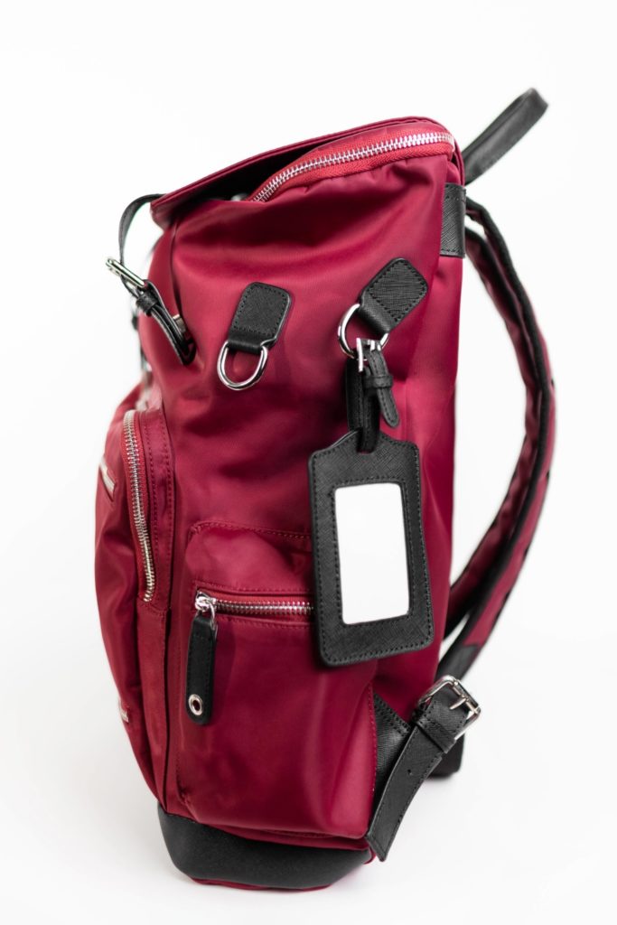 Ring Backpack 1 (Burgundy) - MaeLort & Co.